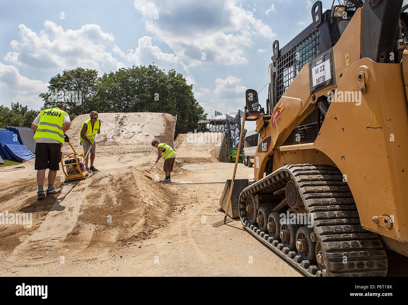 road made of sand Stock Photo - Alamy