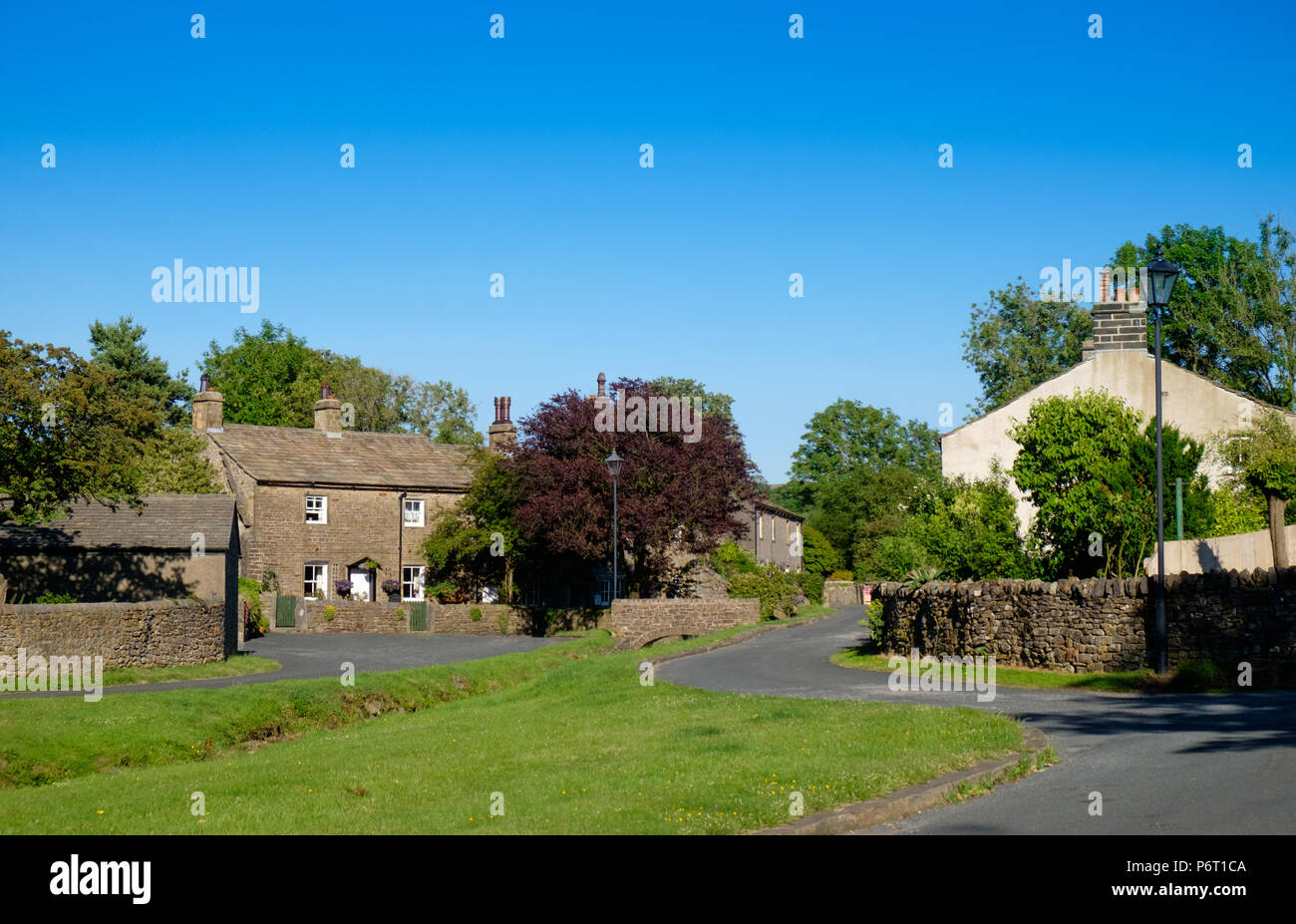 Downham, Clitheroe, Lancashire, UK. Downham is one of the most unspoilt ...