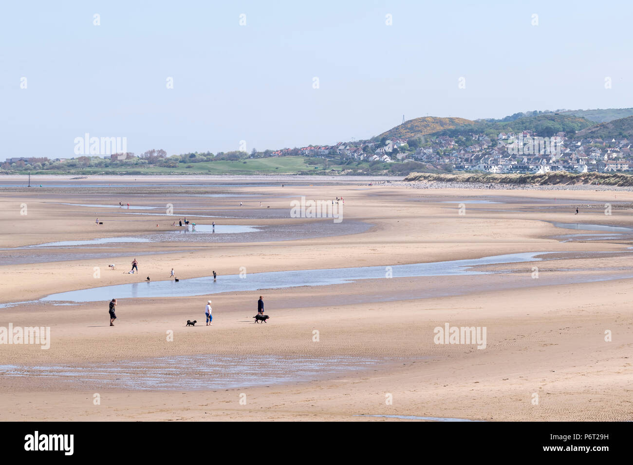 Morfa Conwy beach on the North Wales coast Stock Photo - Alamy