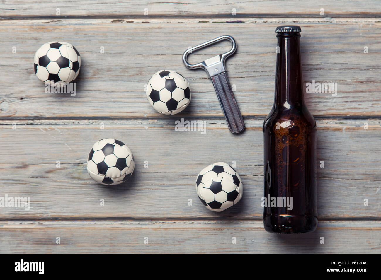Drink football wooden table hi-res stock photography and images - Alamy