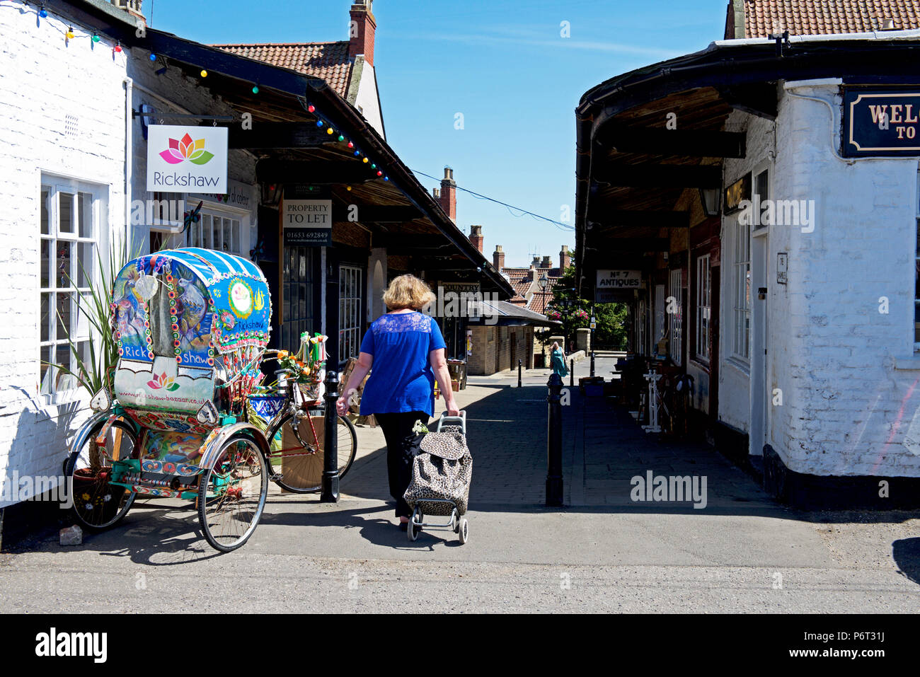 The Shambles, Malton, North Yorkshire, England UK Stock Photo - Alamy