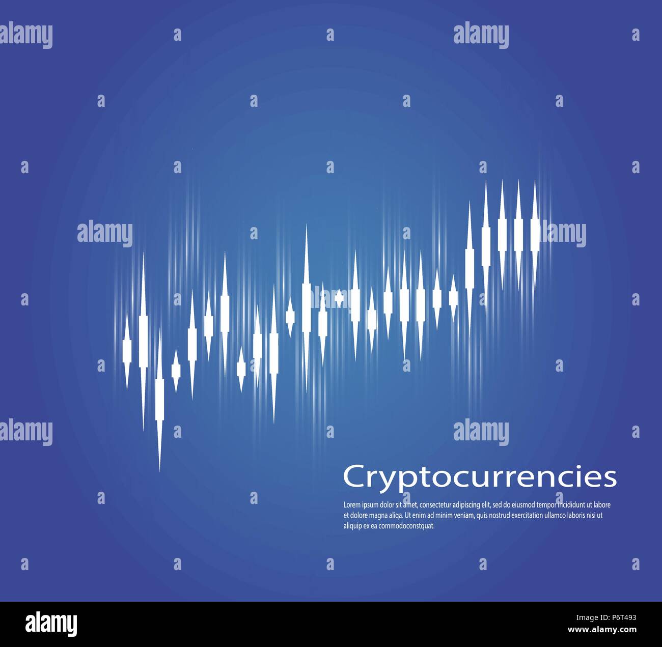 Graph of cryptocurrency. Graphics and analytics of cryptography. vector ...