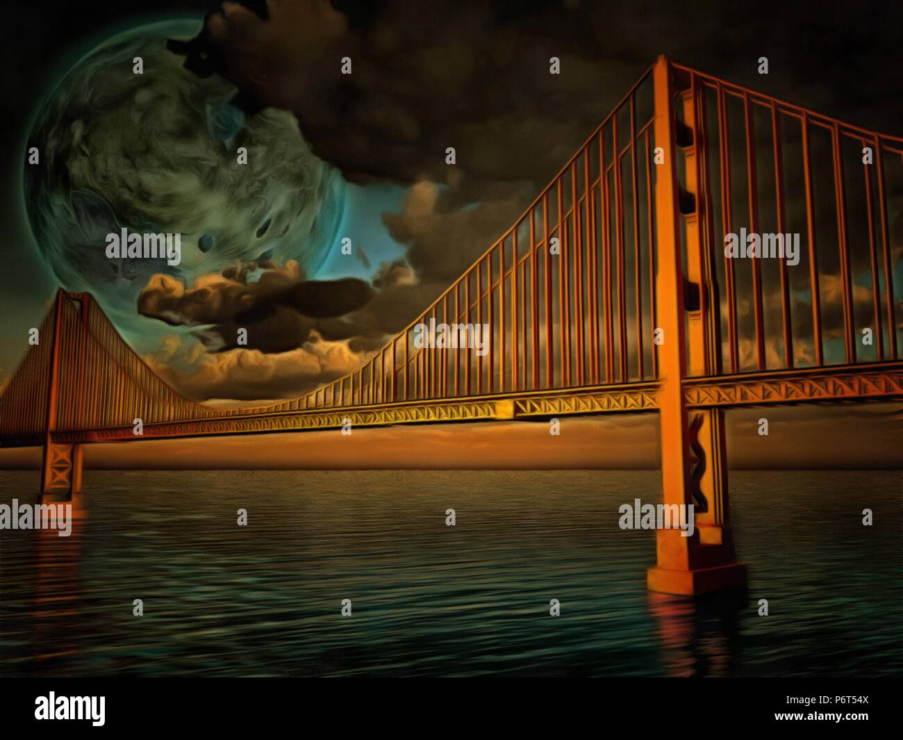 Painting the golden gate bridge hi-res stock photography and images - Alamy