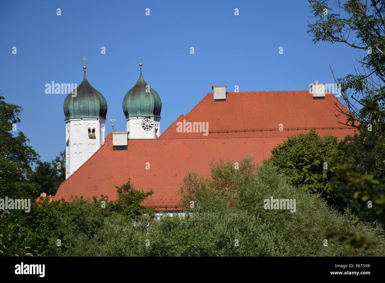 Kloster Seeon am Klostersee Bayern Stock Photo - Alamy