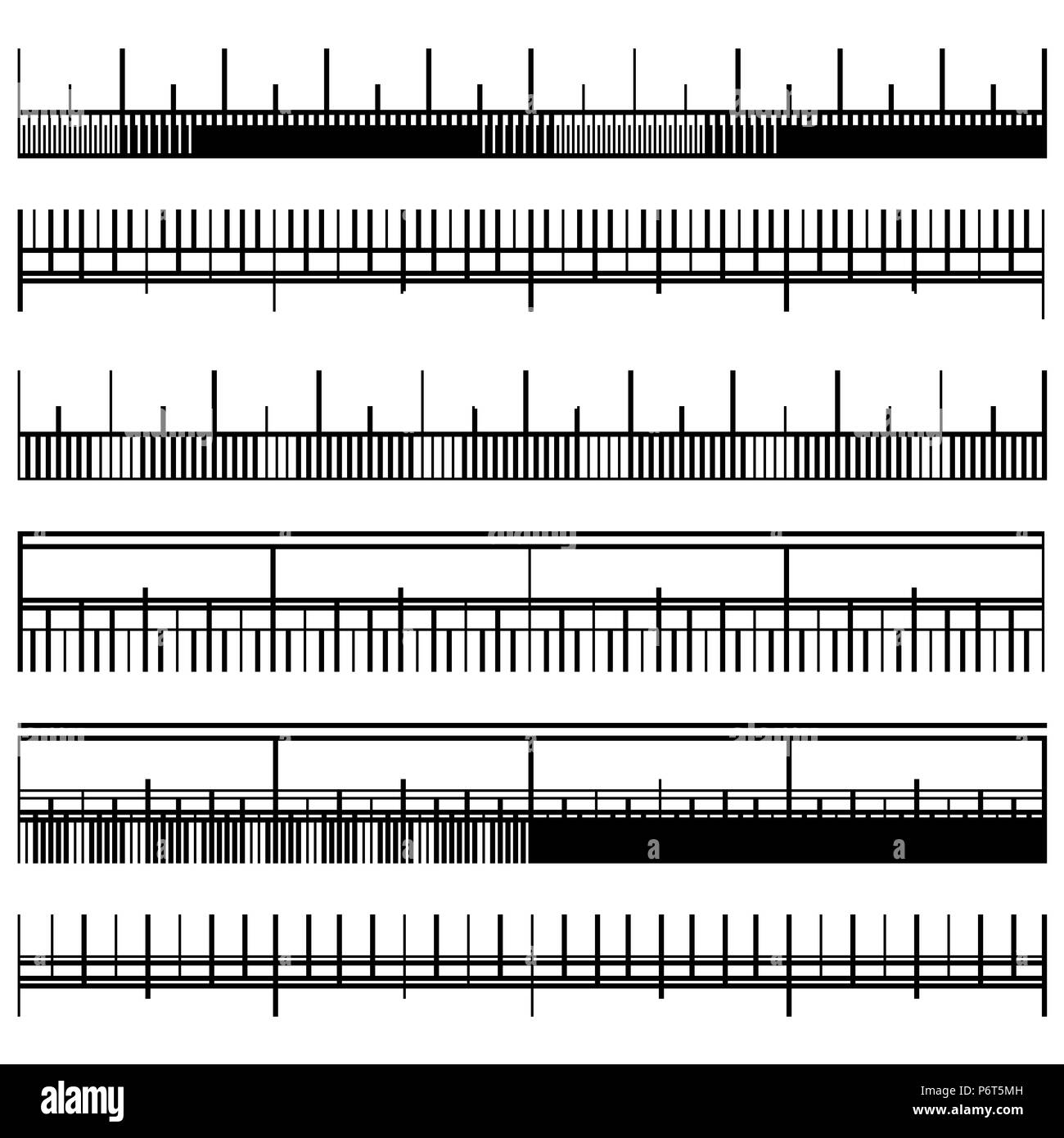Standard ruler Stock Vector Images - Alamy