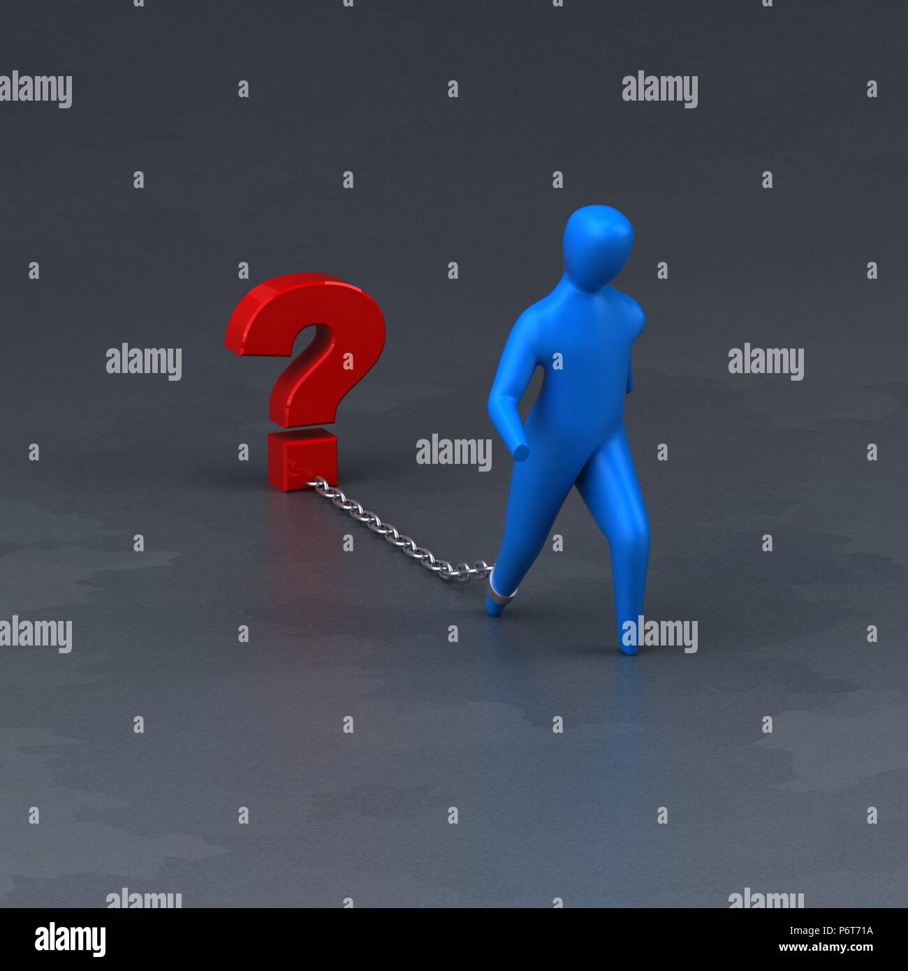 Burden symbol - 3D Illustration Stock Photo - Alamy