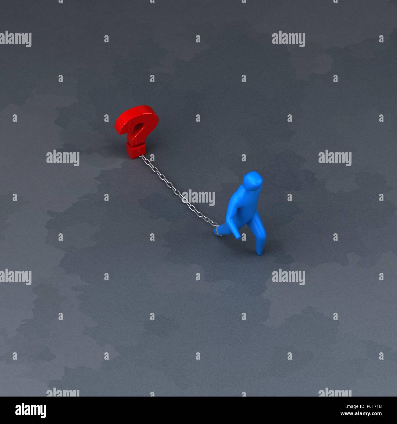 Burden symbol - 3D Illustration Stock Photo - Alamy