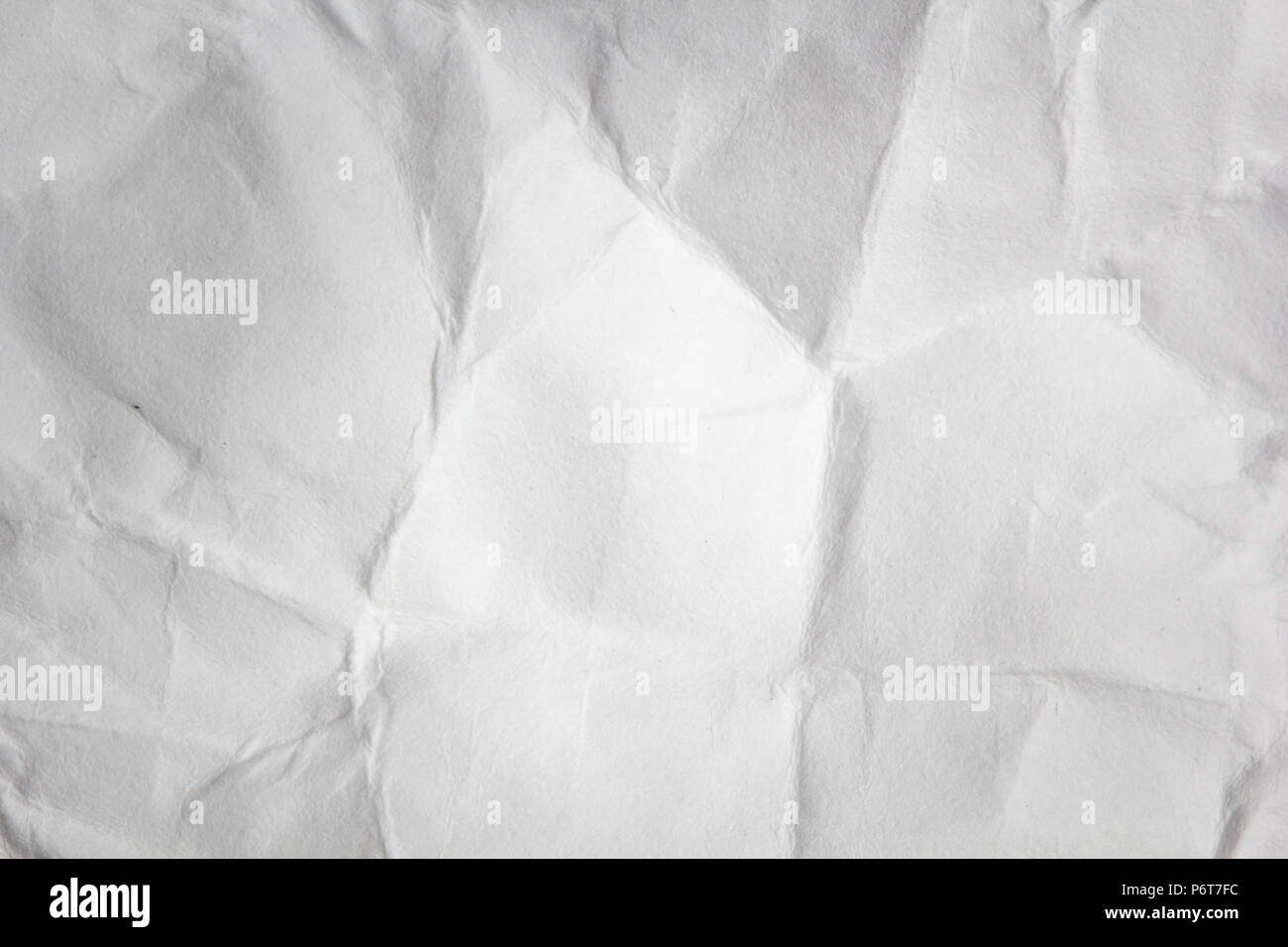 White crumpled paper list texture or background Stock Photo - Alamy