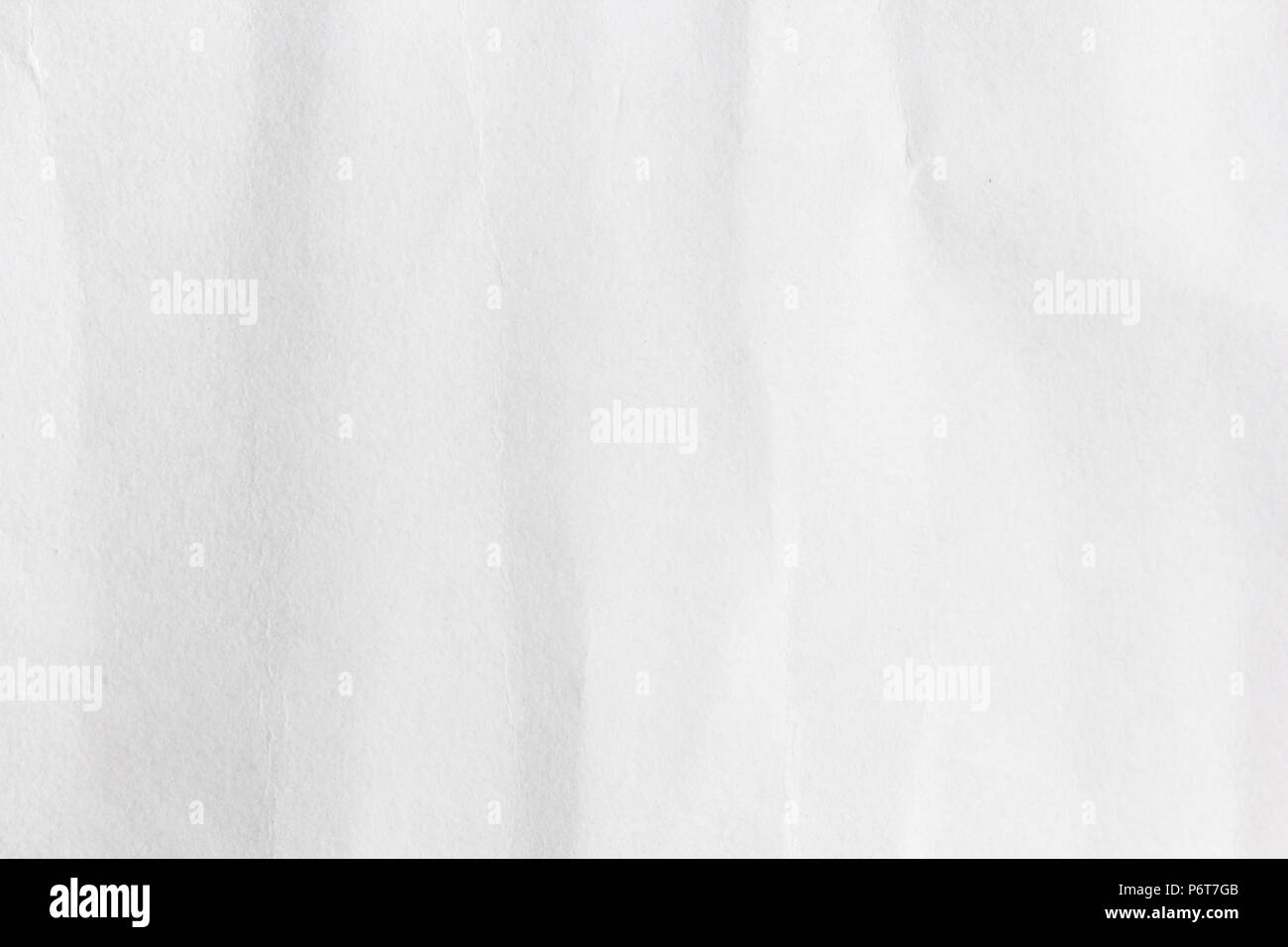 White crumpled paper list texture or background Stock Photo - Alamy