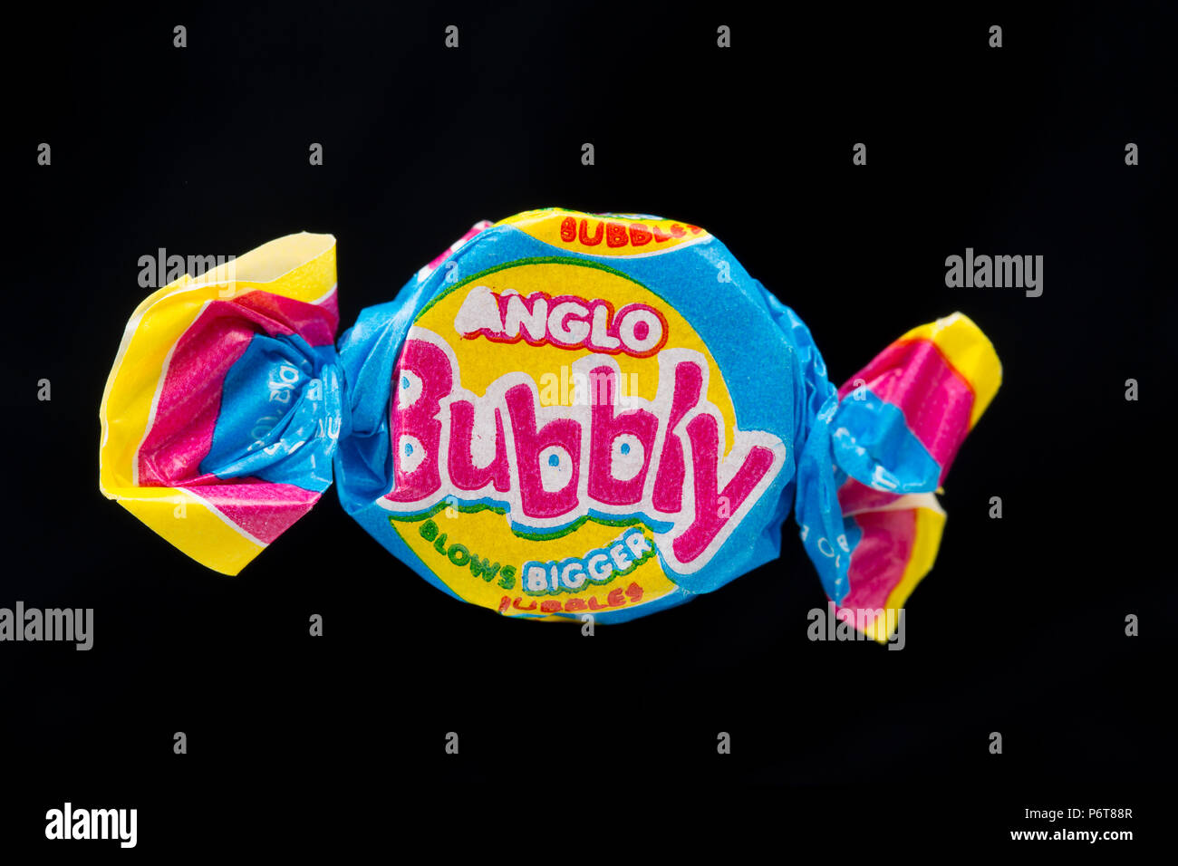 Anglo Bubbly chewing gum bought from a sweet shop in North Dorset ...