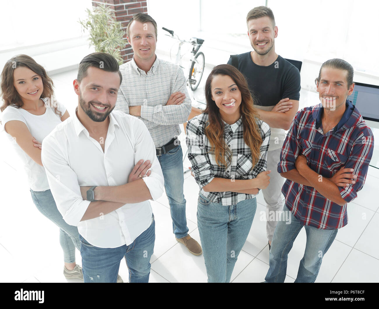 successful team of young people Stock Photo - Alamy