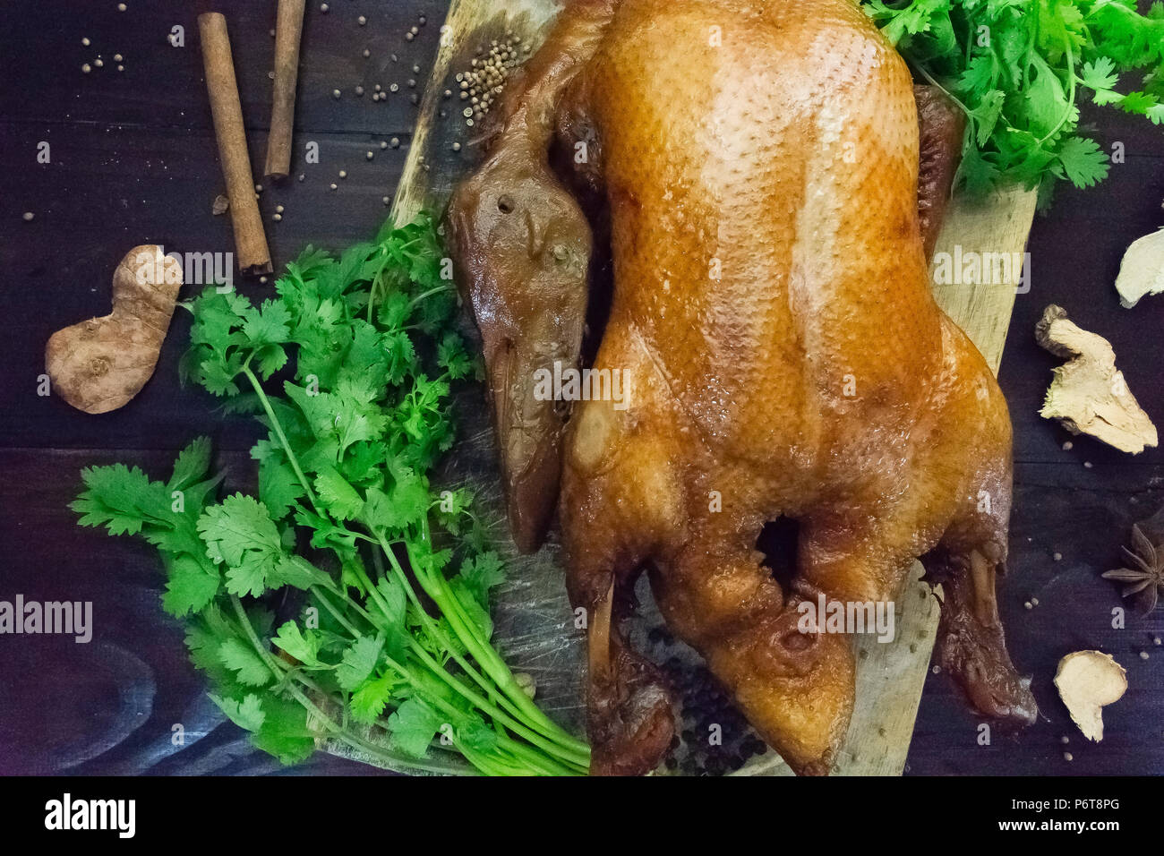 Top view steamed duck hi-res stock photography and images - Alamy