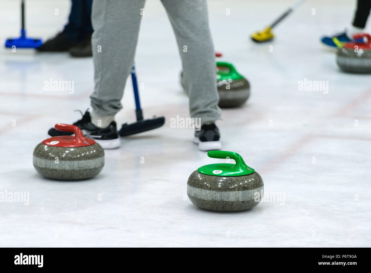 Curling rink closeup hi-res stock photography and images - Alamy