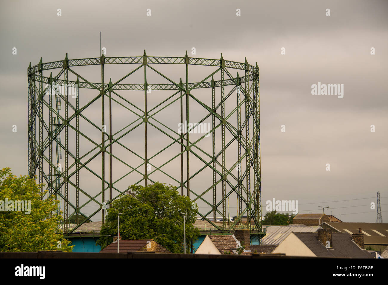 Telescopic gas holder hi-res stock photography and images - Alamy