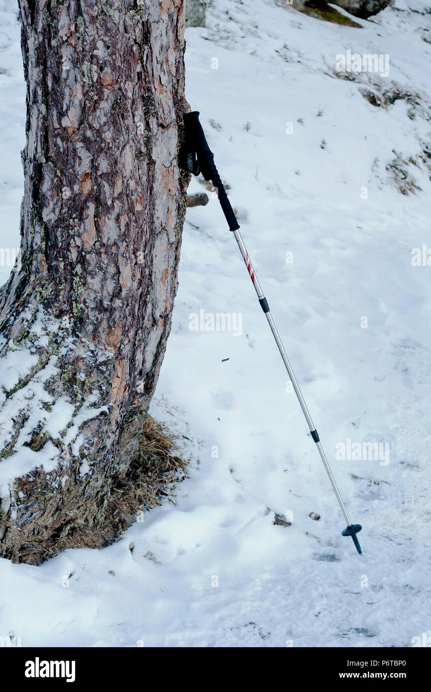Walking stick leaning hi-res stock photography and images - Alamy