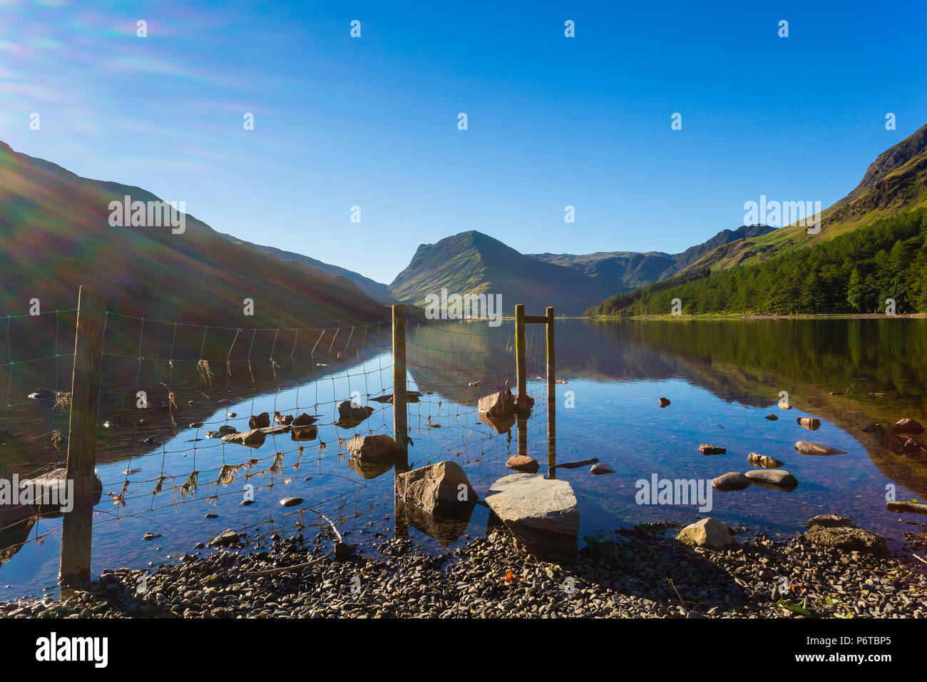 Buttermere lake , Cumbria, the Lake District National Park, the United ...