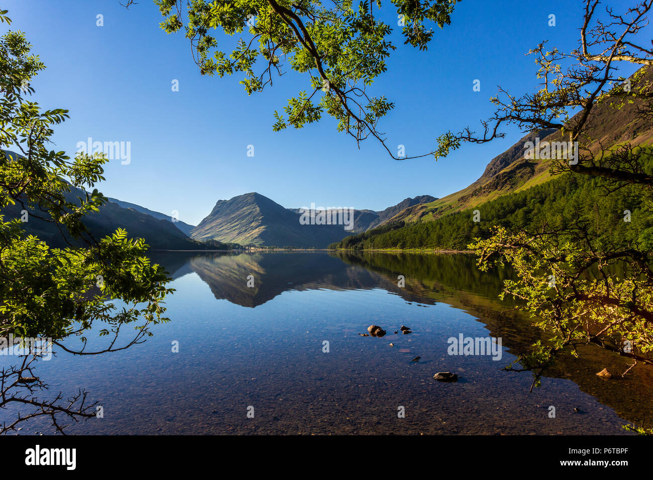 Buttermere lake , Cumbria, the Lake District National Park, the United ...