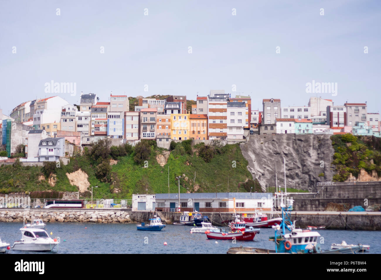 fishing port with traditional fishing boats Stock Photo - Alamy