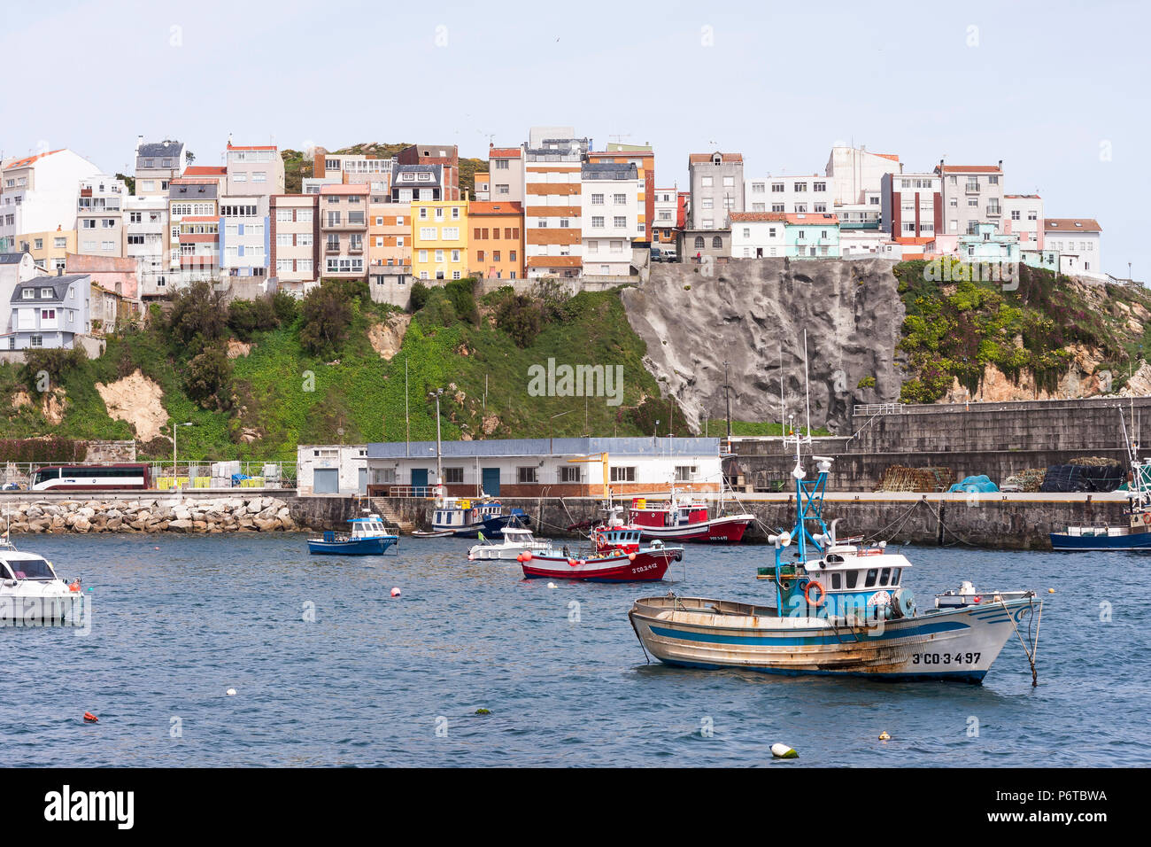 fishing port with traditional fishing boats Stock Photo - Alamy