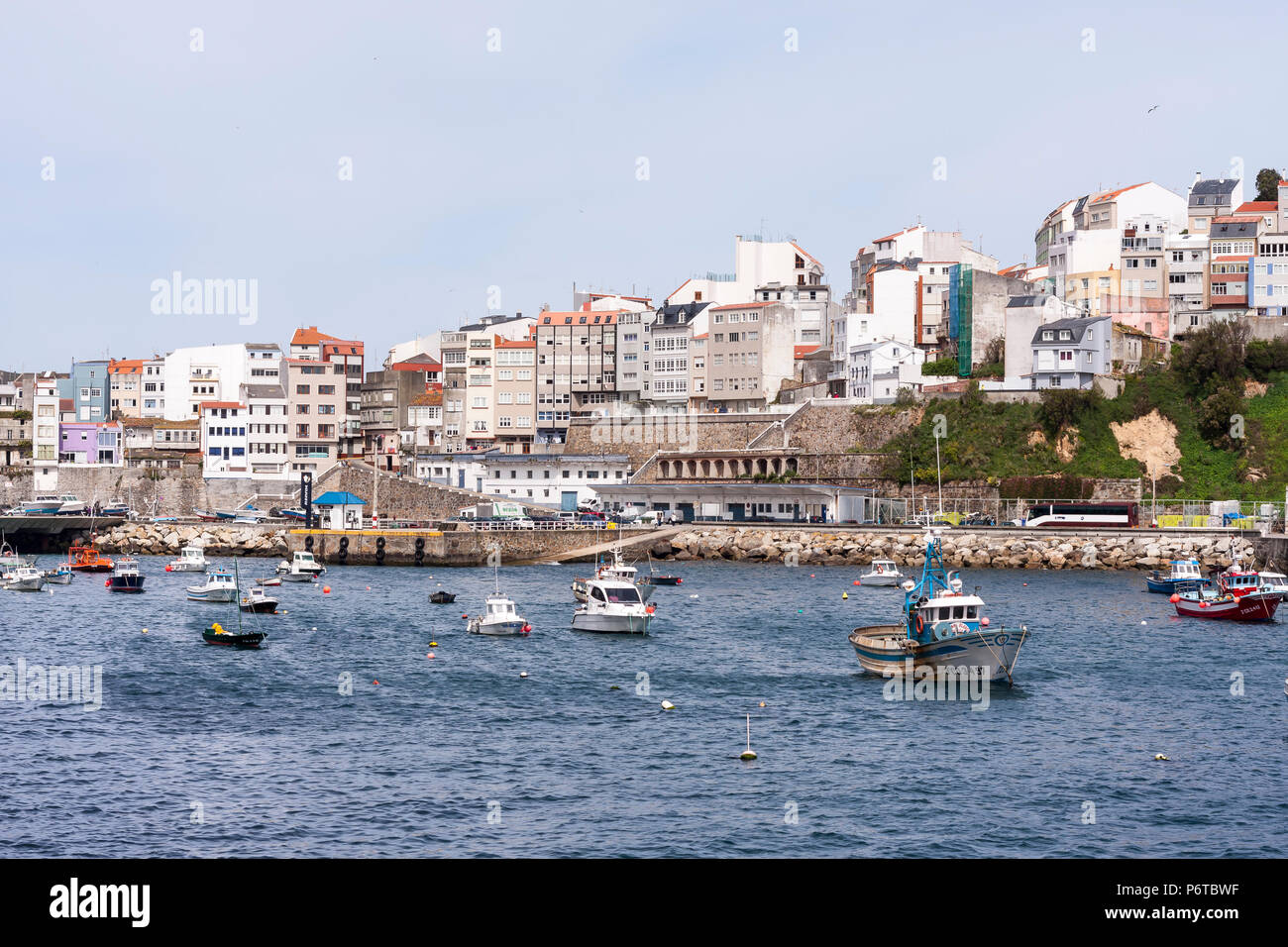 fishing port with traditional fishing boats Stock Photo - Alamy