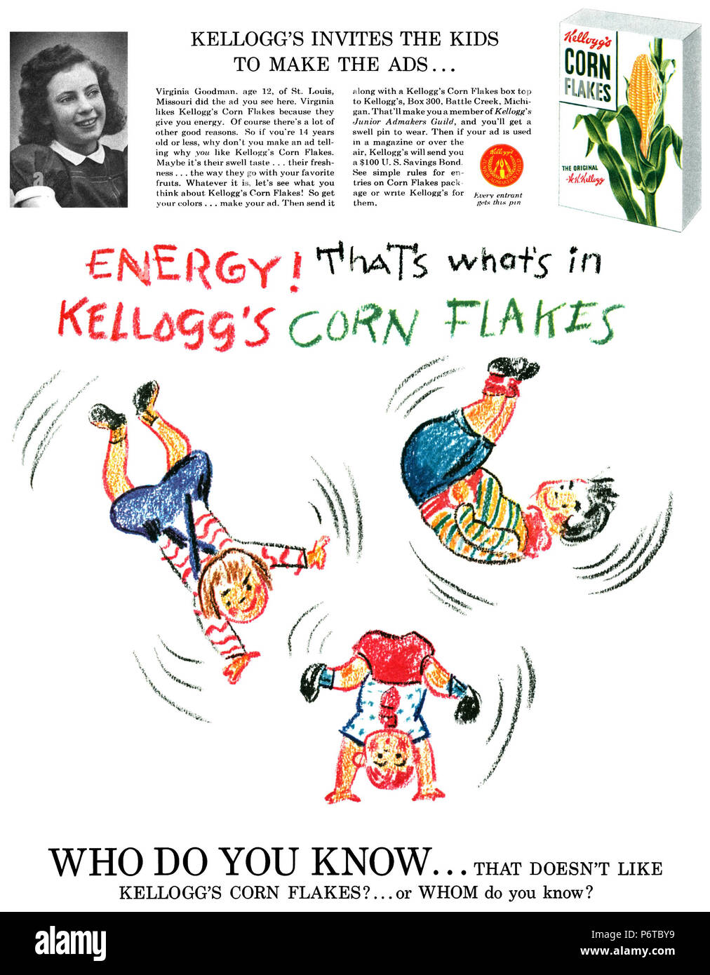 Kelloggs advert hi-res stock photography and images - Alamy