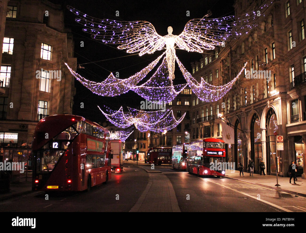 Light angels regent street london hi-res stock photography and images ...