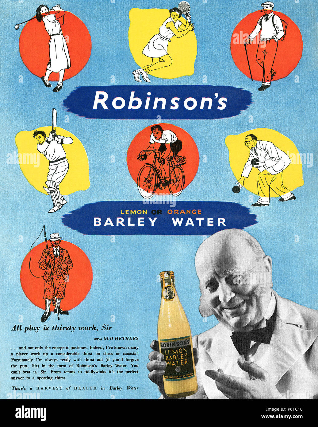 Robinsons orange barley water hi-res stock photography and images - Alamy