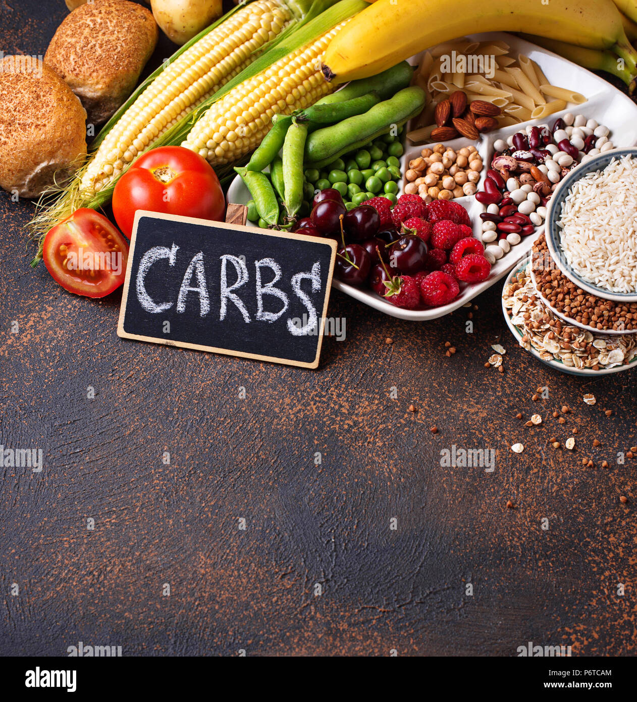 Sources of carbohydrates hi-res stock photography and images - Alamy