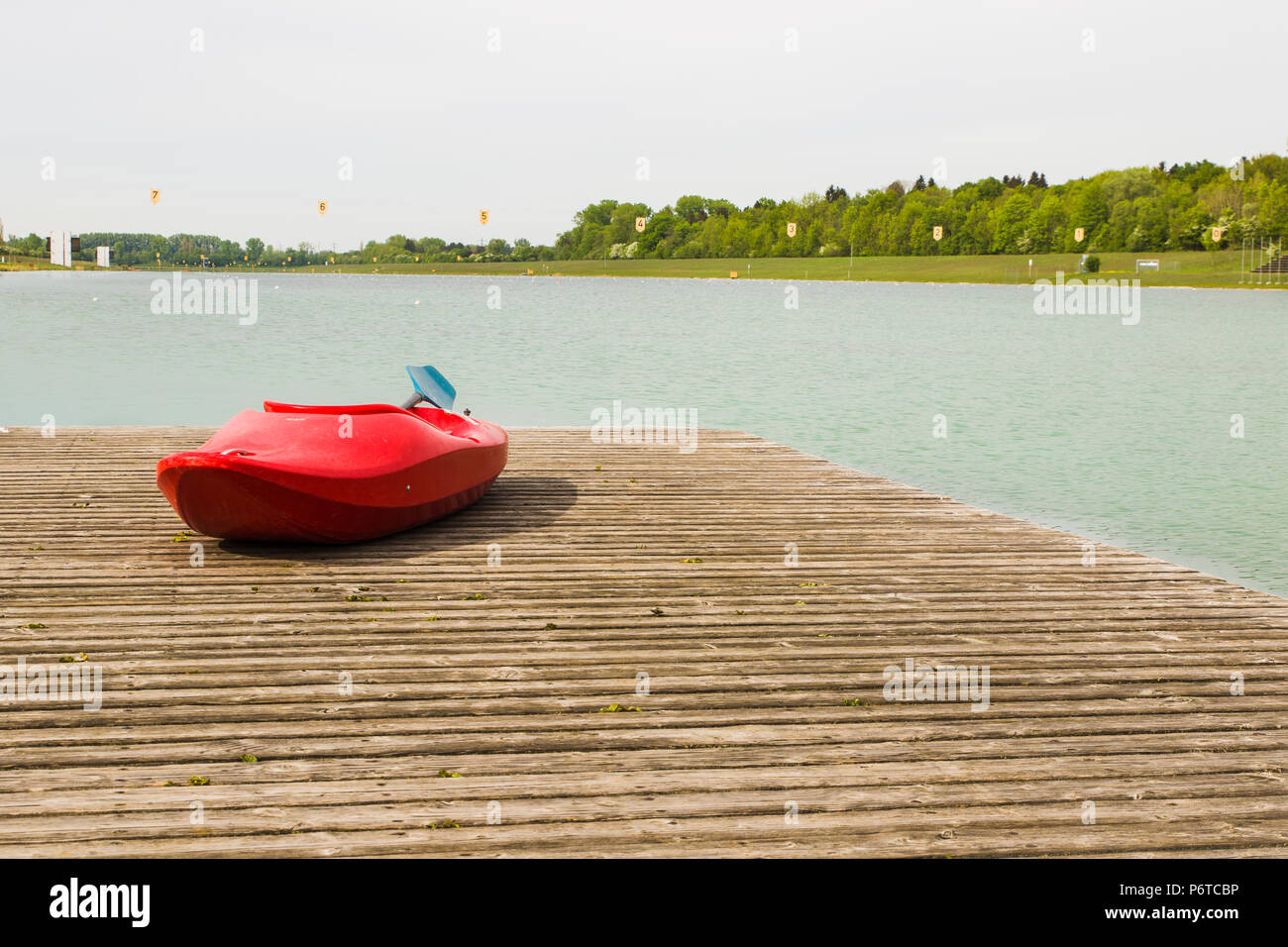 Sail canoe on lake hi-res stock photography and images - Alamy