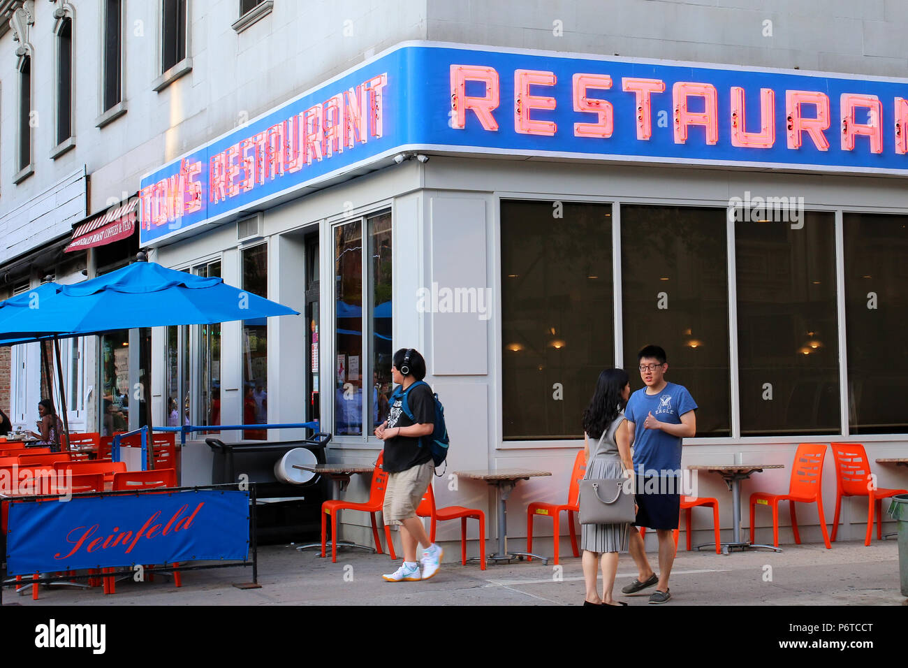 NEW YORK, NY - JUNE 15: Tom's Restaurant, which exterior was routinely ...