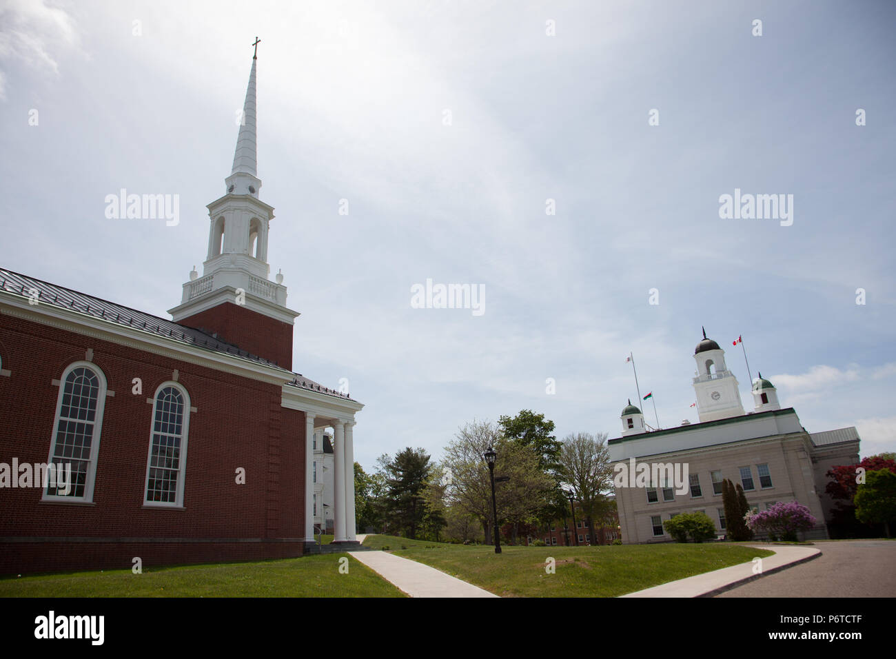 June 3, 2018- Wolfville, Nova Scotia: The Manning Memorial Chapel and ...