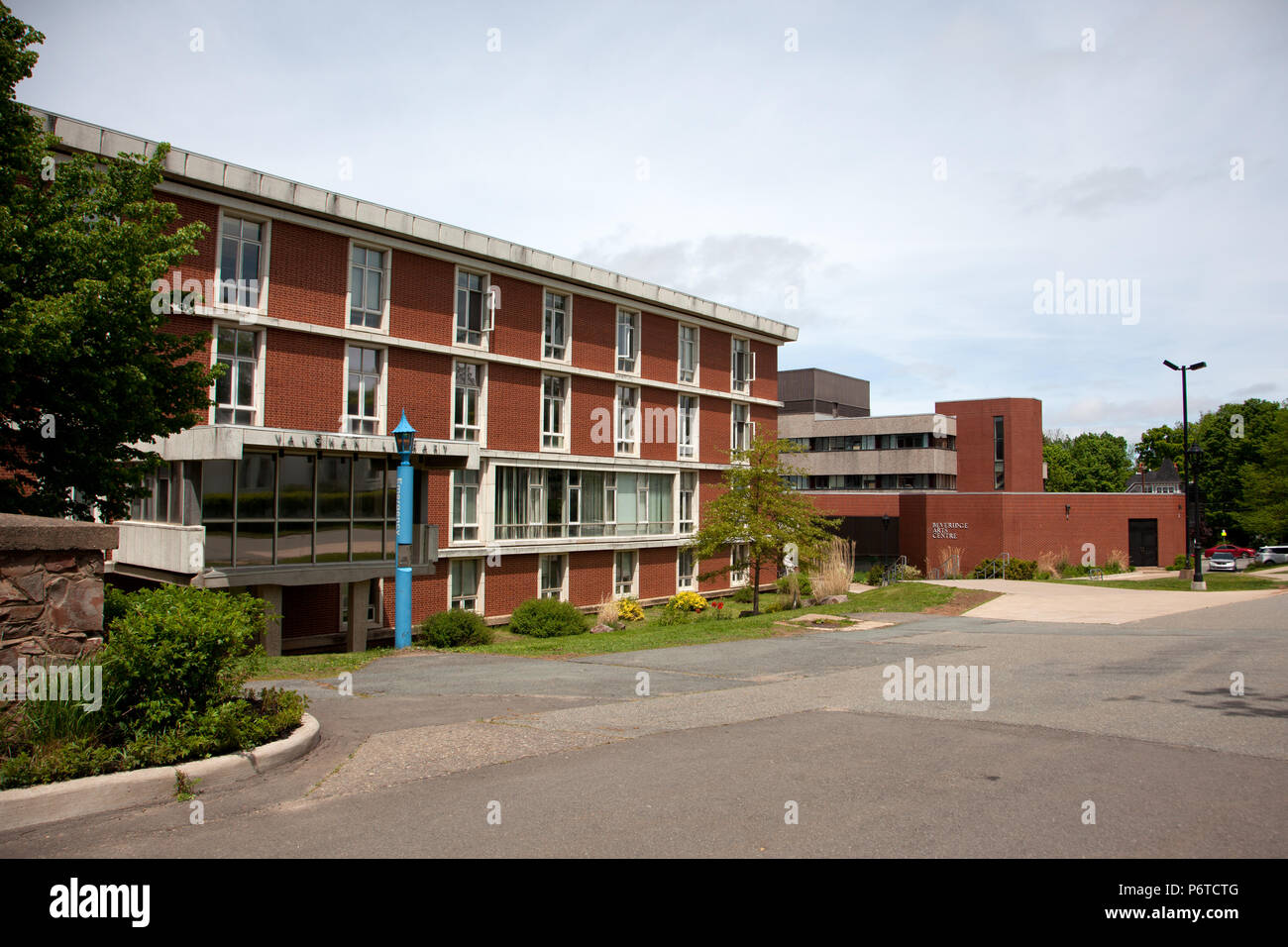 June 3, 2018- Wolfville, Nova Scotia: The Beverage Arts Centre building ...