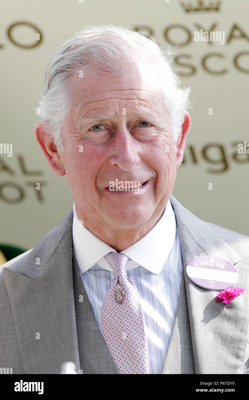 Royal Ascot, Portrait of HRH Prince Charles Stock Photo - Alamy