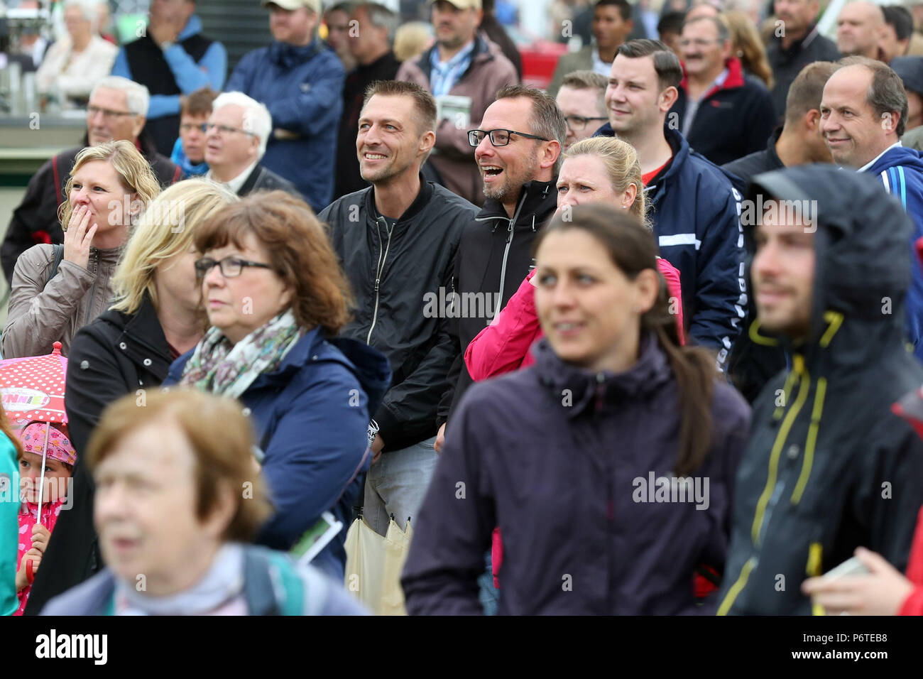 Hamburg, people at the gallop race Stock Photo - Alamy