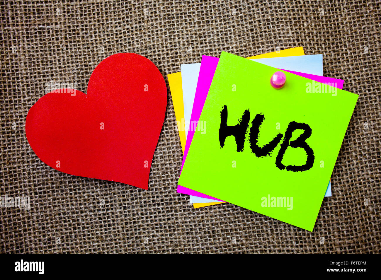 Text sign showing Hub. Conceptual photo Device connecting computers ...