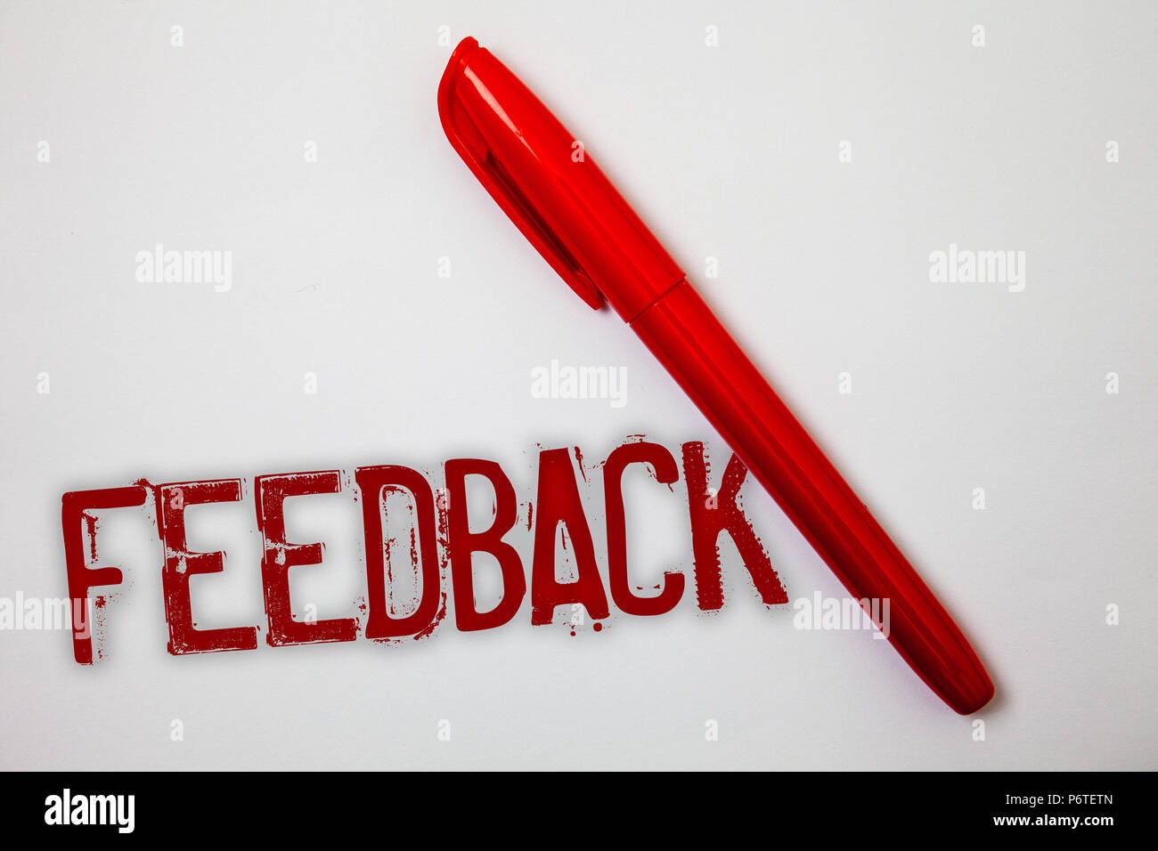 Text sign showing Feedback. Conceptual photo Customer Review Opinion ...