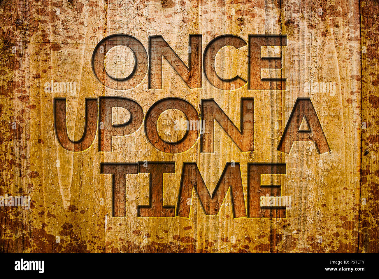 Once Upon A Time Word Art