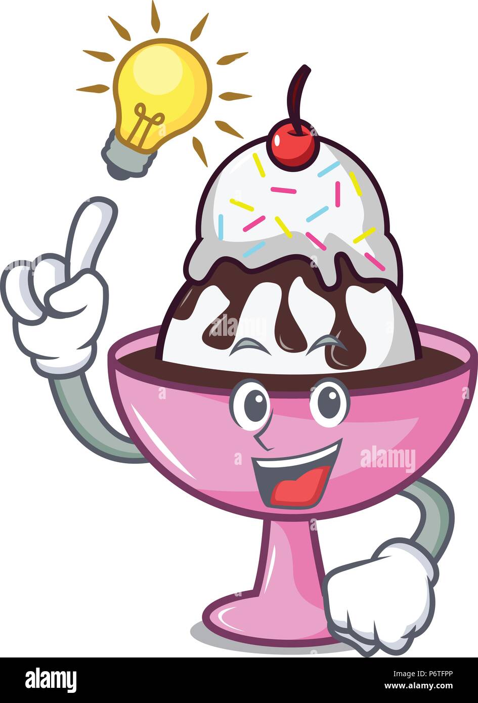 Cartoon ice cream thought hi-res stock photography and images - Alamy