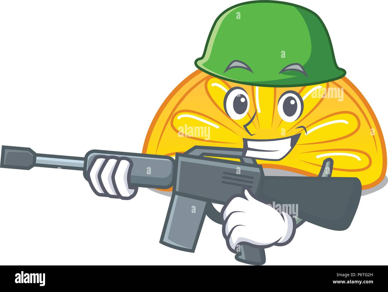 Army orange jelly candy character cartoon Stock Vector Image & Art - Alamy
