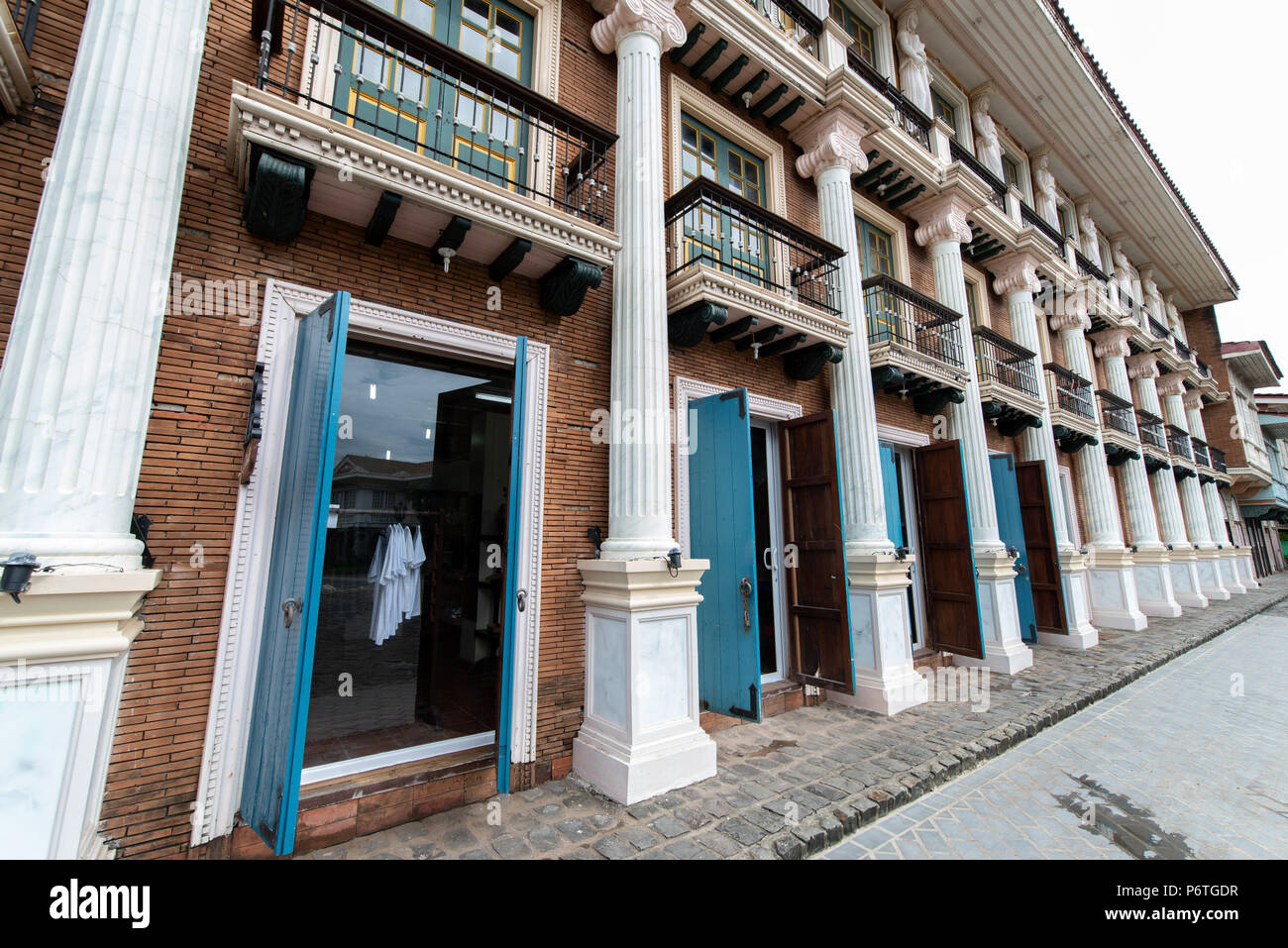 Colonial Spanish style building at Bataan, Philippines Stock Photo - Alamy