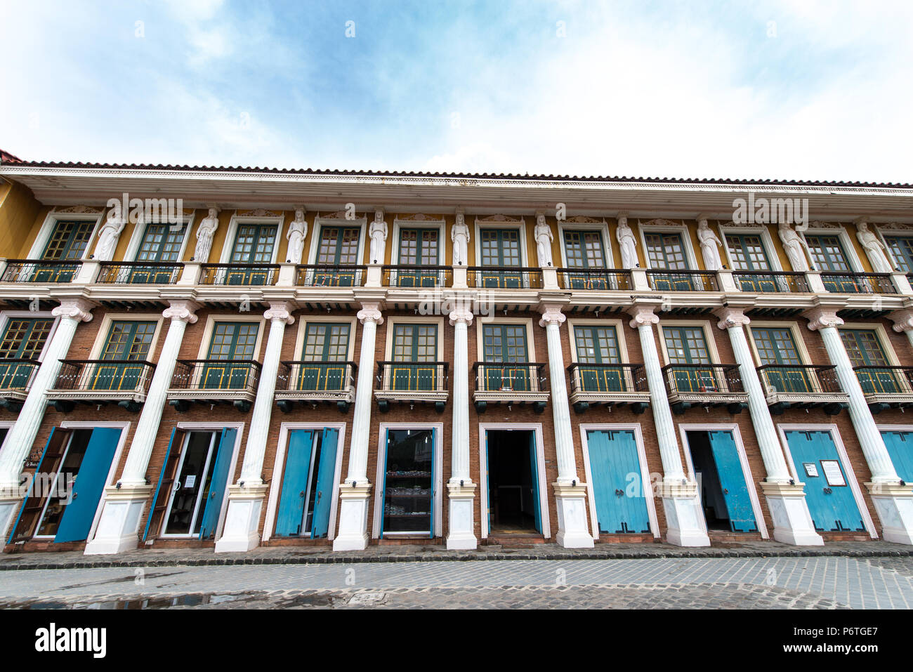Colonial Spanish style building at Bataan, Philippines Stock Photo - Alamy