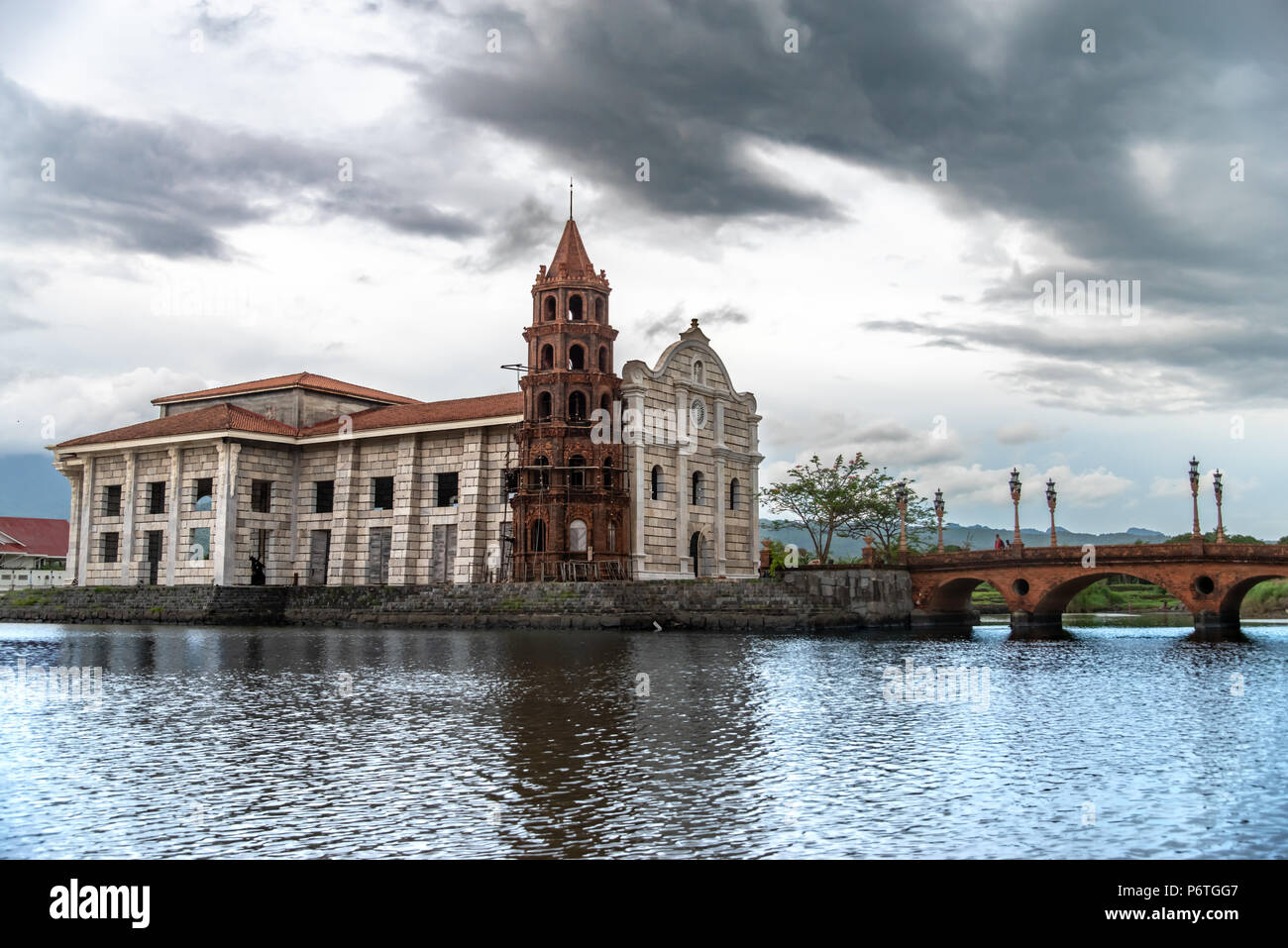 Spanish style church at Bataan, Philippines Stock Photo - Alamy