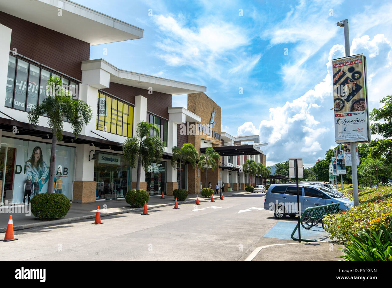 Subic Philippines July 1 2018 Front Of Harbor Point Mall In Subic