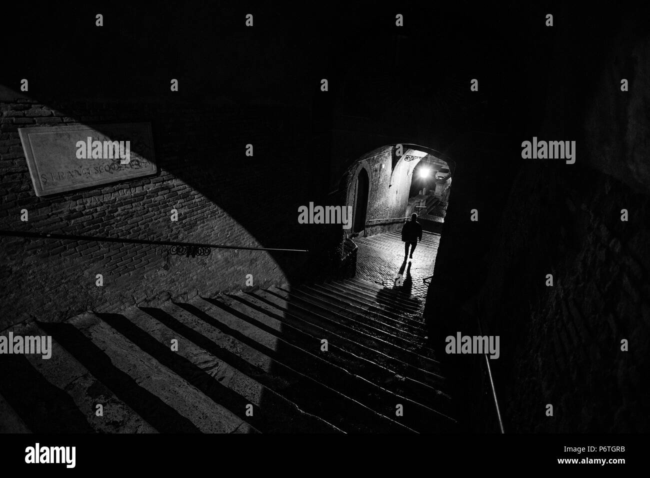 Through rome Black and White Stock Photos & Images - Alamy