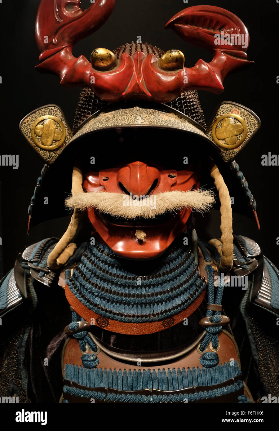 17th century Samurai suit of armor displayed in Israel Museum in West ...