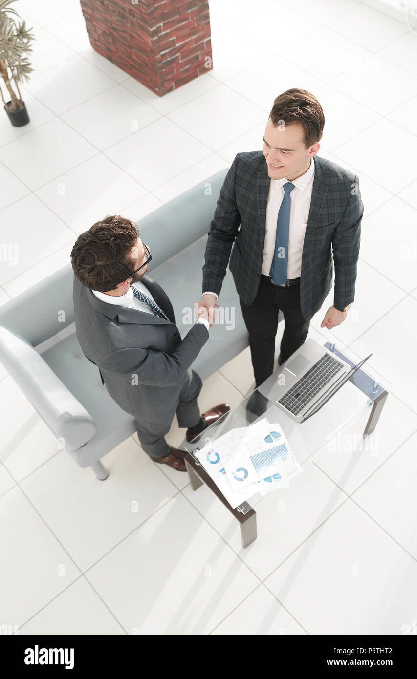 marketing concept. handshake business partners Stock Photo - Alamy
