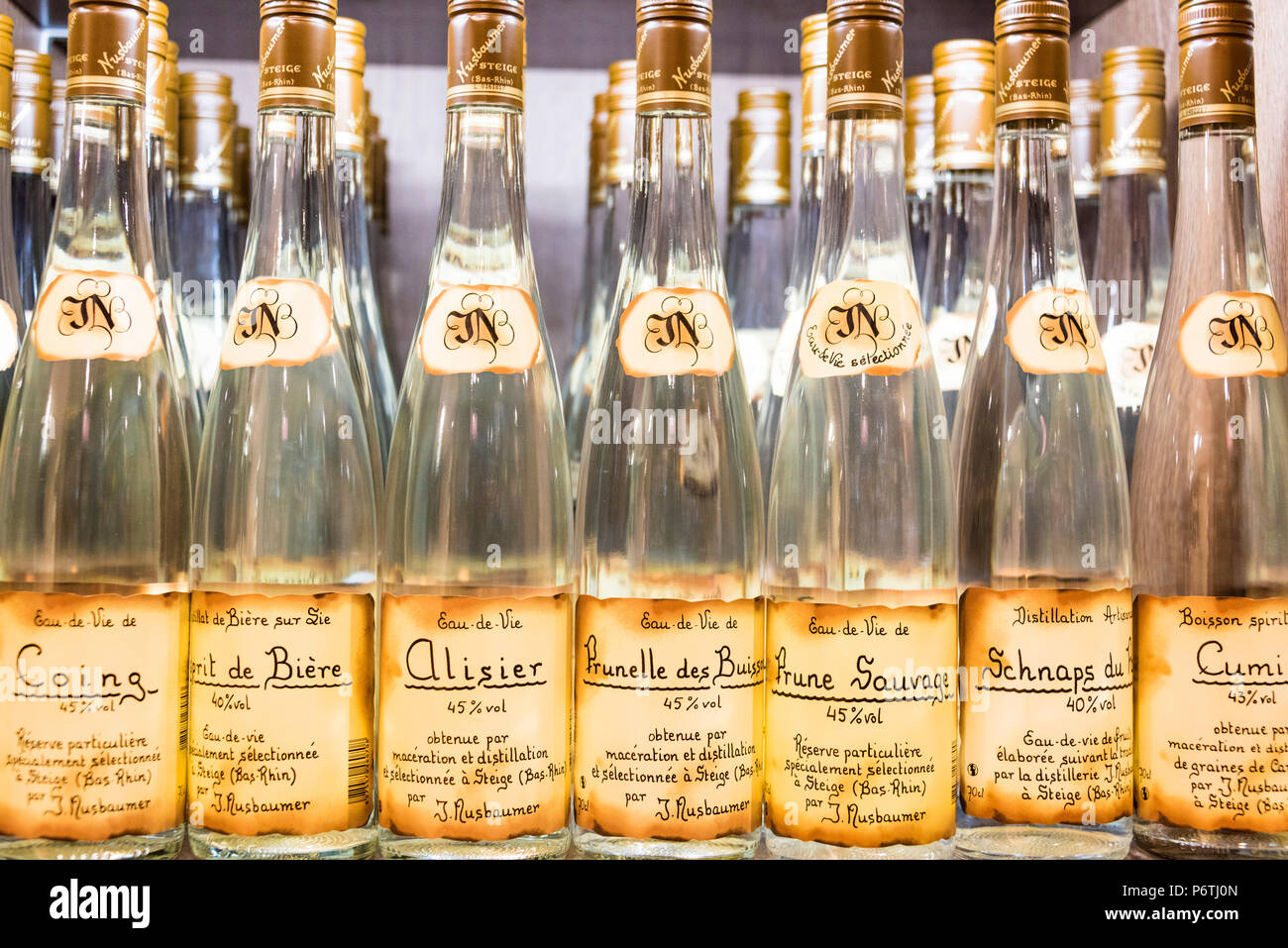Alsace Wine Bottle Stock Photos & Alsace Wine Bottle Stock Images - Alamy