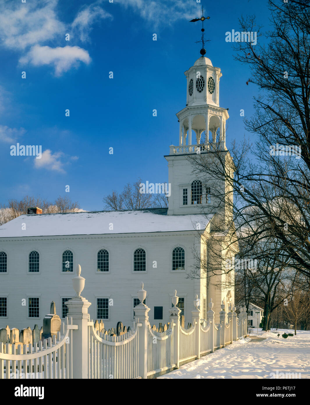 Old First Church, Bennington, Vermont Stock Photo - Alamy
