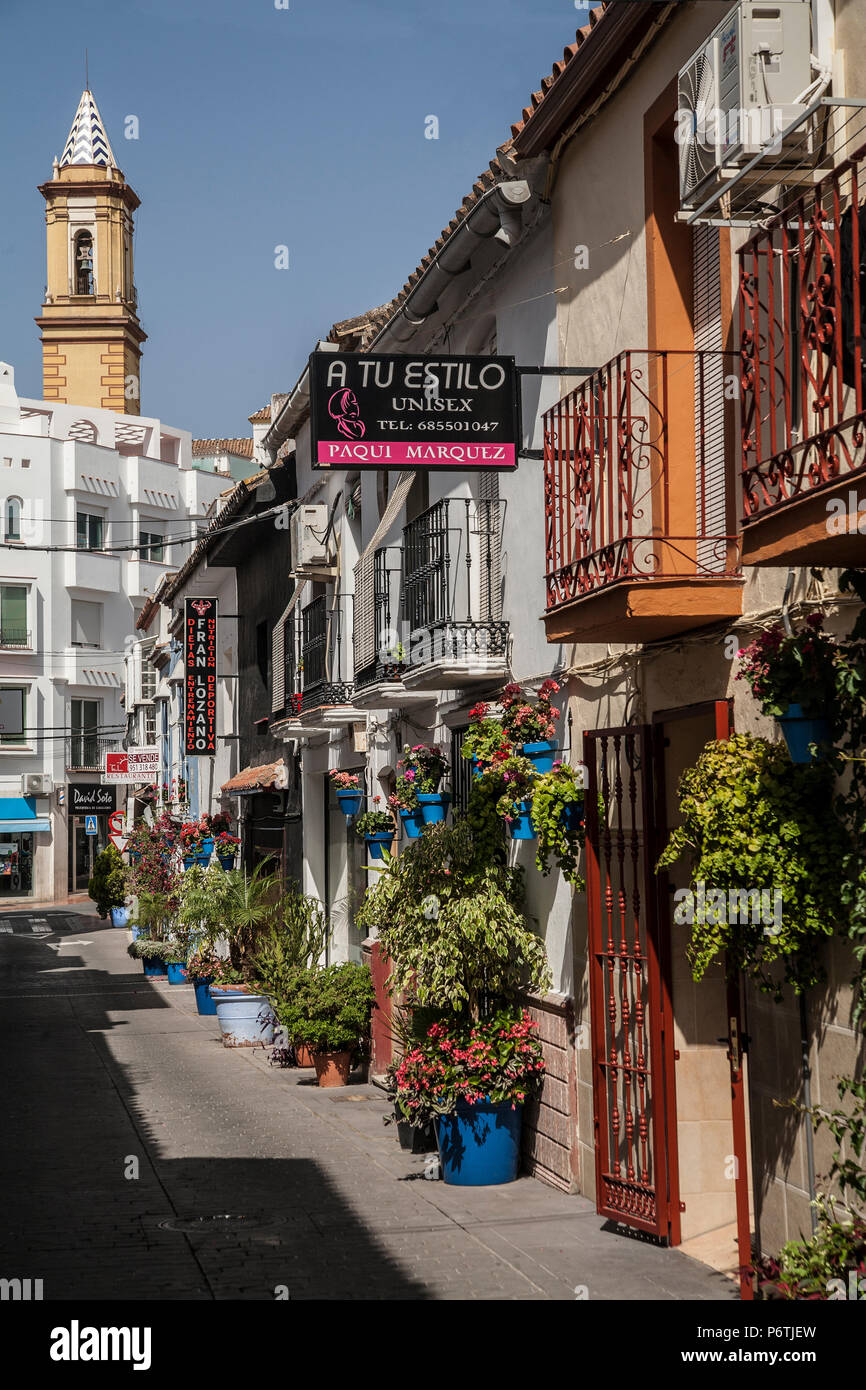 Old town estepona hi-res stock photography and images - Alamy