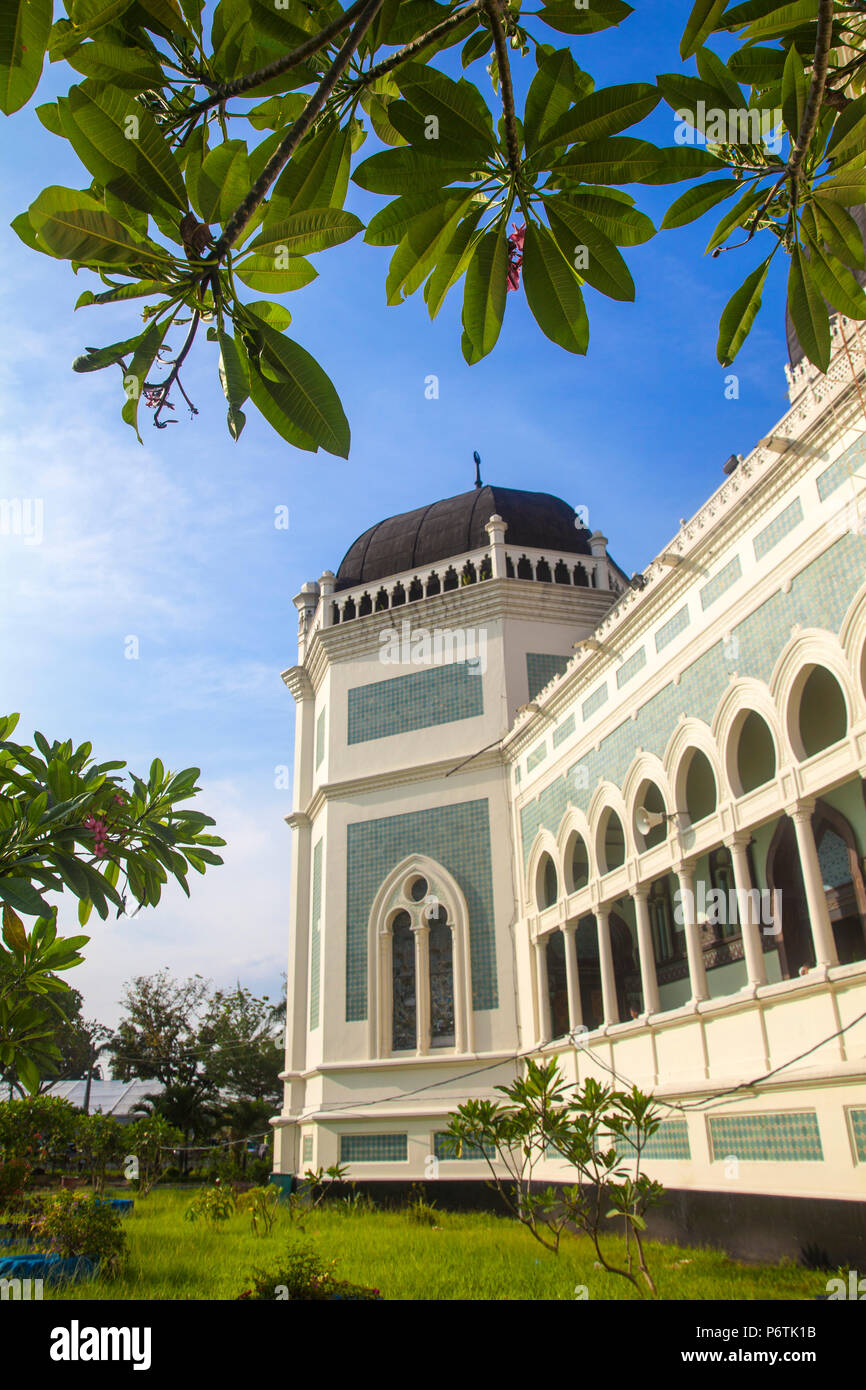 Indonesia, Sumatra, Medan, Great Mosque Stock Photo - Alamy